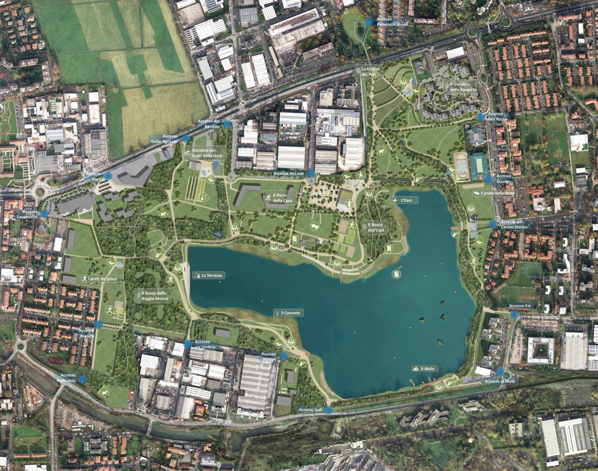 Segrate, nel Masterplan il futuro del nuovo Centroparco - Fuori dal Comune